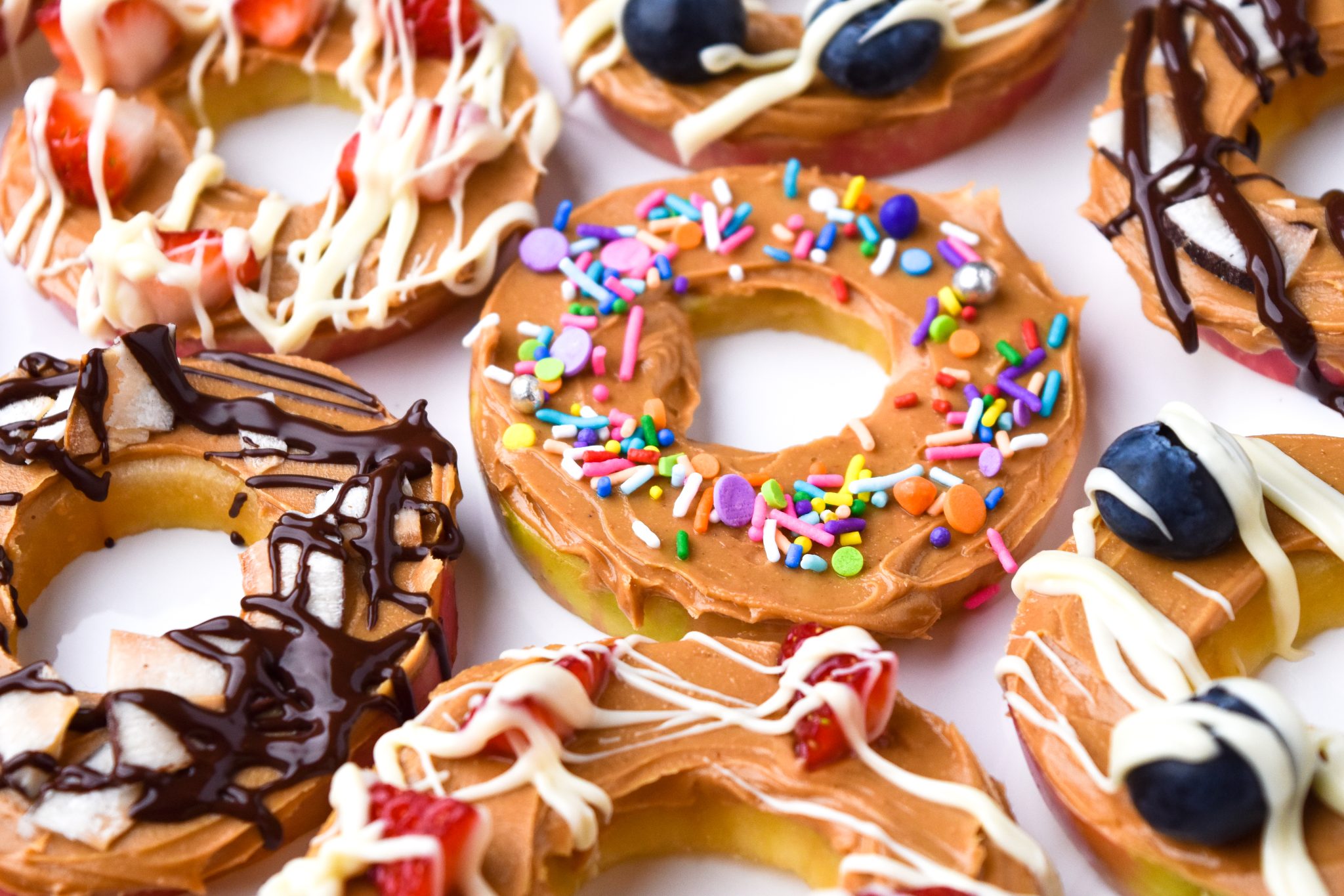No Bake Apple Donuts - Baked In Bliss